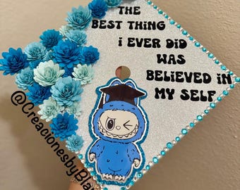 Pink Labubu Graduation Cap Topper, Labubu Rosa Birrete De Graduación ...