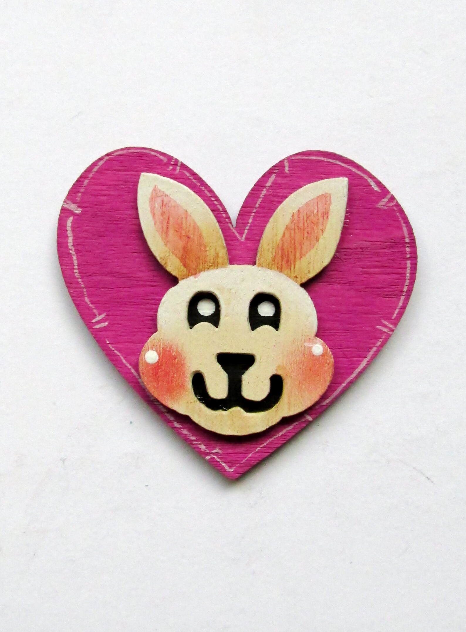 Mini Easter Spring Magnets Happy Easter Bunnies Easter | Etsy