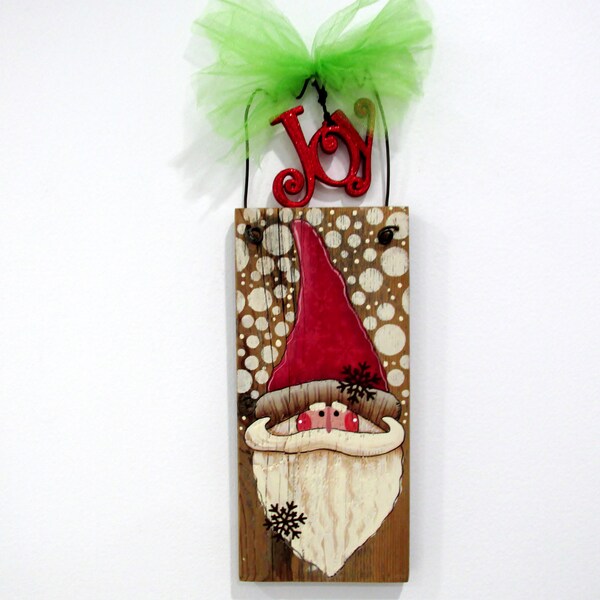 Hand Painted Santa - Etsy