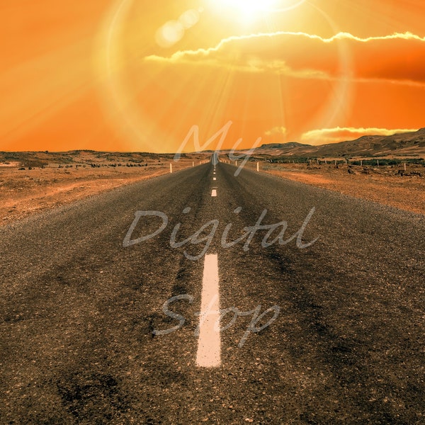 Road Backdrop - Etsy