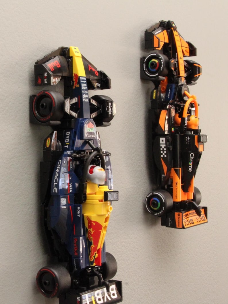 Wall Display for Lego F1 Speed Champions Cars - Easy, No Hole ...