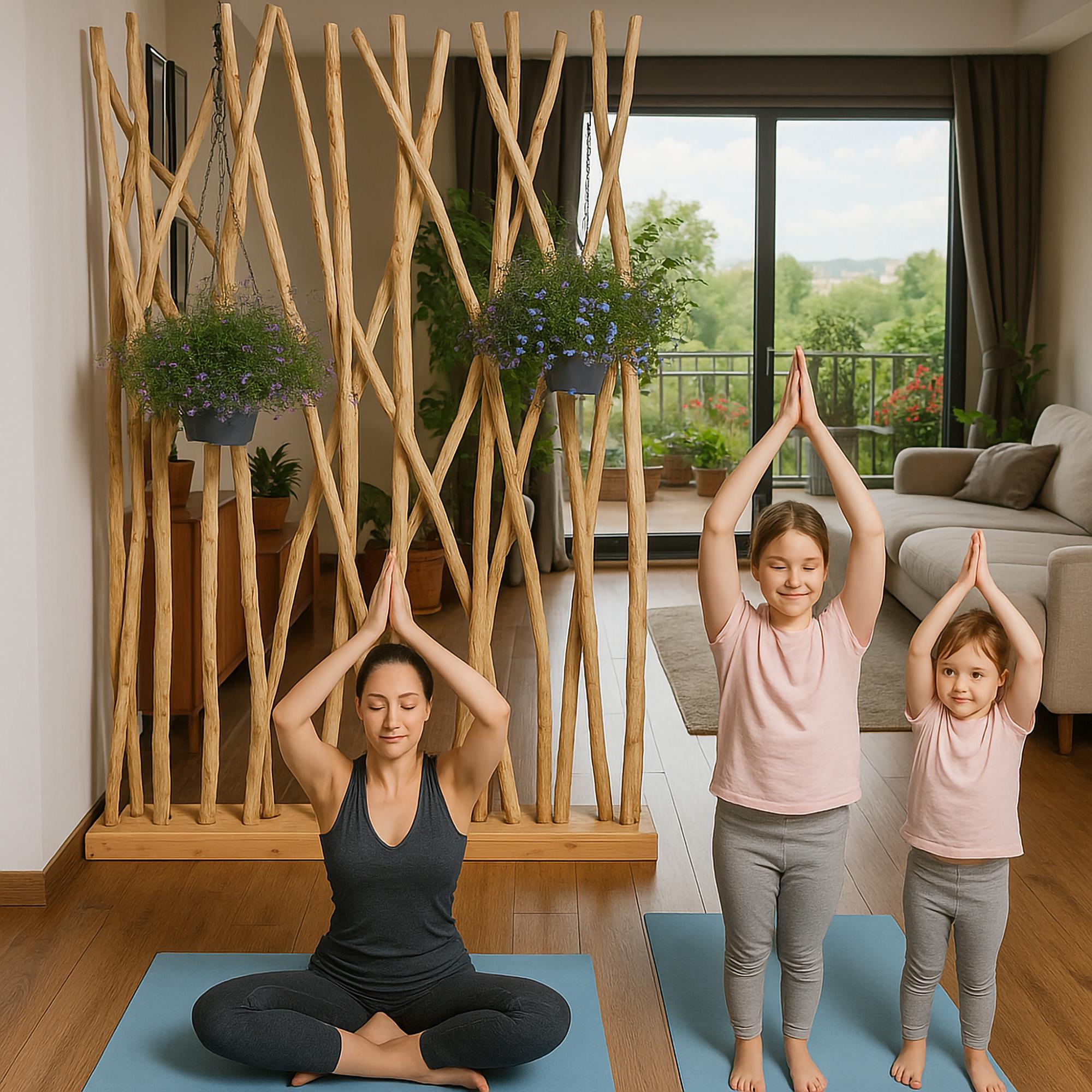 Handmade Wood Room Divider Zen Japandi Style Interior Partition - Etsy