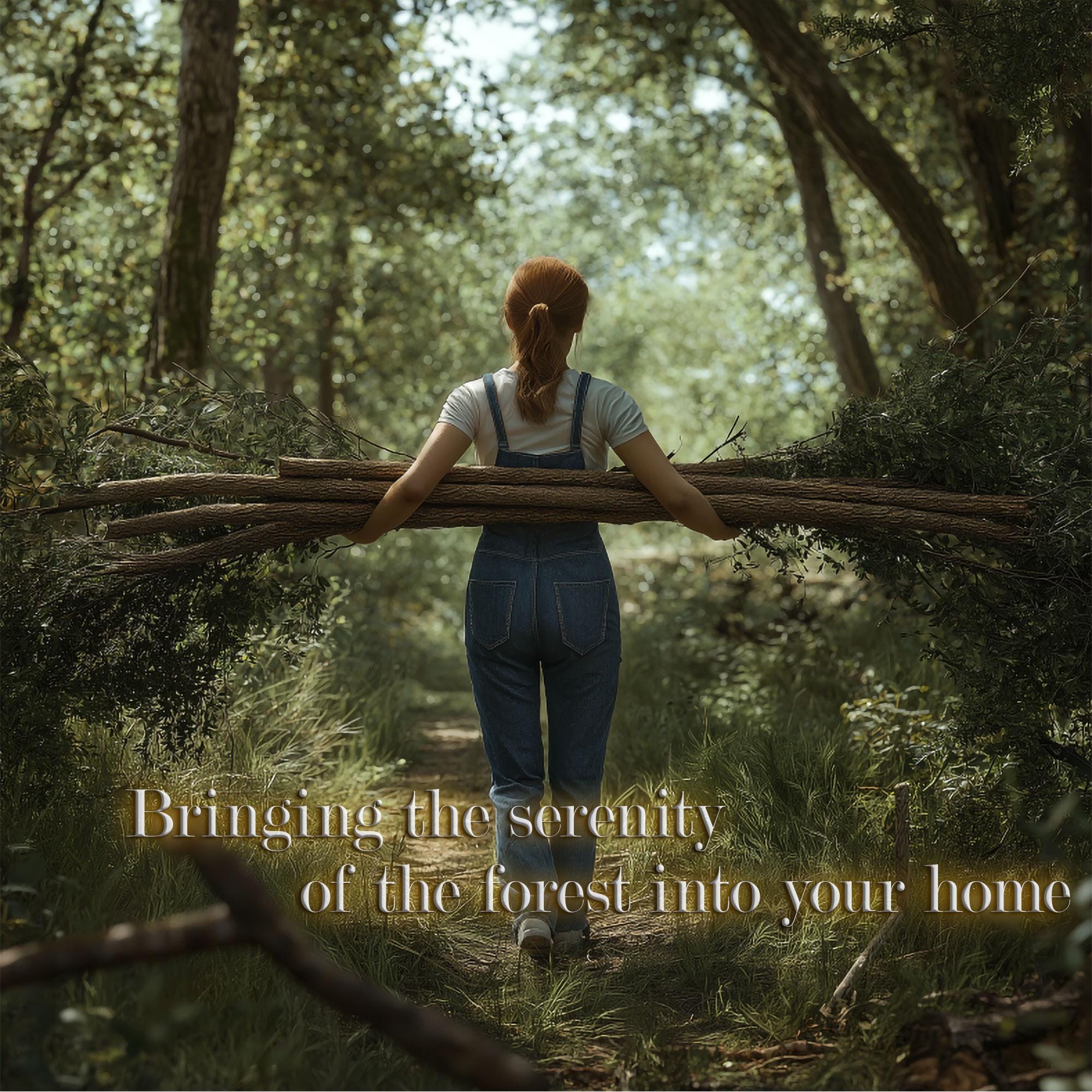 Handmade Tree Branch Privacy Screen Rustic Outdoor Partition - Etsy