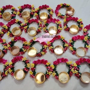 Designer Tealight Candle Set: Handmade Diwali, Wedding, Pooja Decor ...