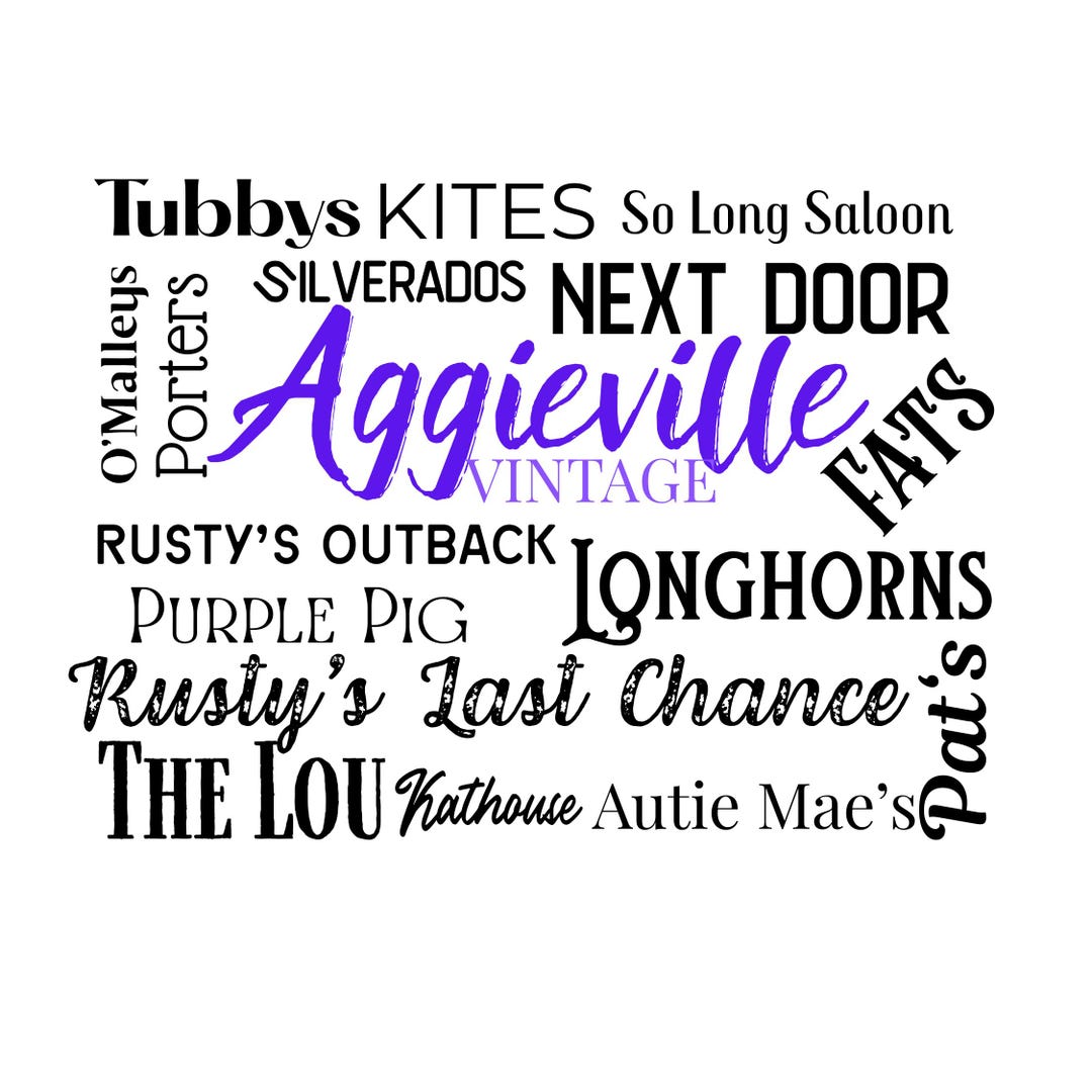 Aggieville Bars From the Early 2000's - Digital Download Only ...