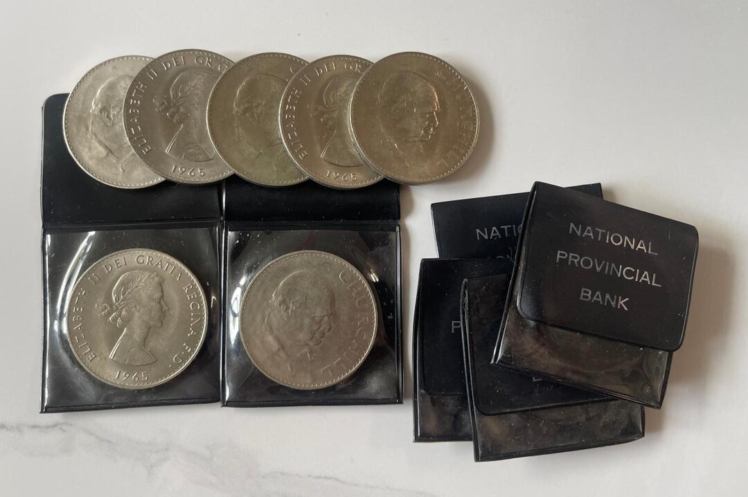 1965 Sir Winston Churchill Commemorative Crown Coin - Etsy