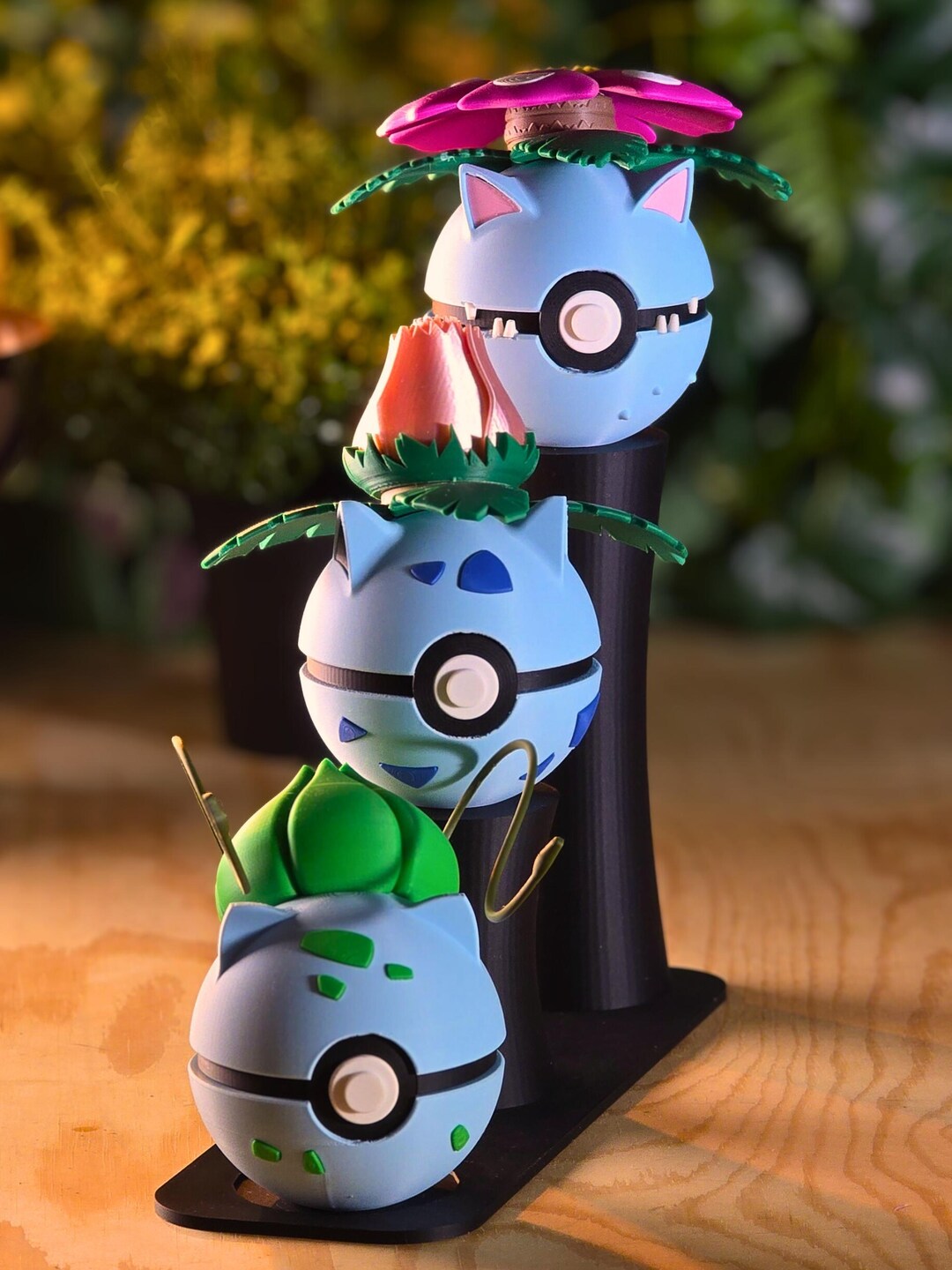 Bulbasaur Evolution Pokeball Pack | Bulbasaur Ivysaur Venusaur | Grass ...