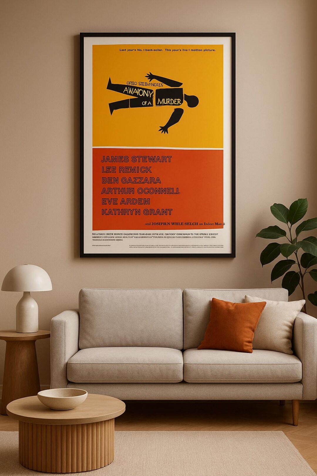 Anatomy of a Murder Poster – Saul Bass Movie Print (digital Download ...