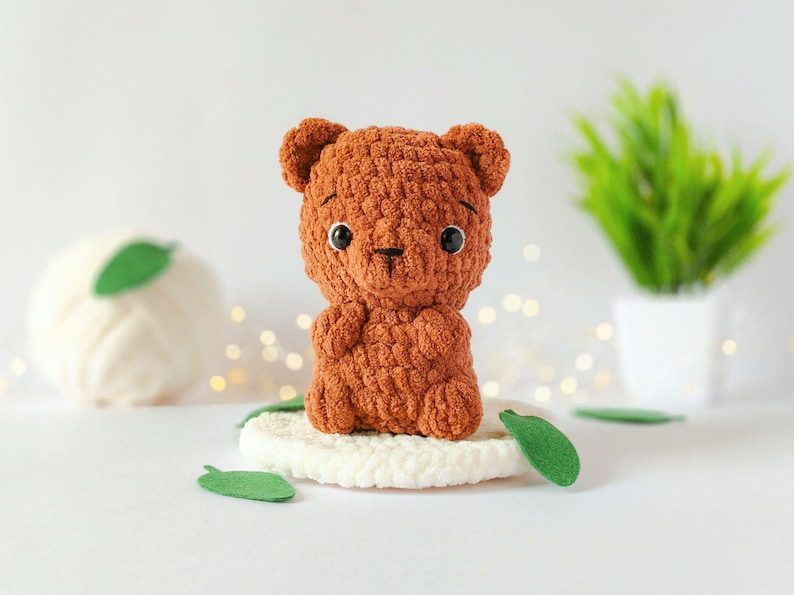 No-sew Bear Amigurumi Crochet Pattern – Beginner Friendly Bear PDF - Etsy