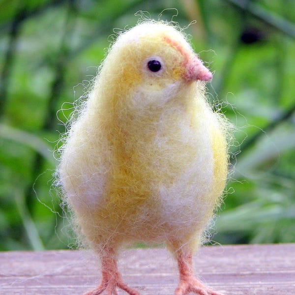 Needle Felt Chick - Etsy