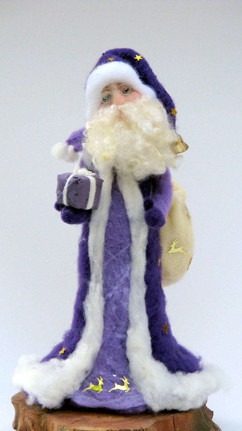 Needle Felted Santa Claus Waldorf Inspired Christmas Home - Etsy Israel