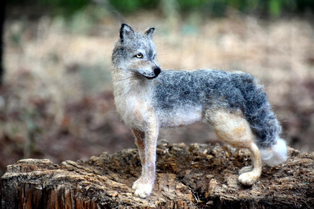 Needle Felted Wolf - Etsy