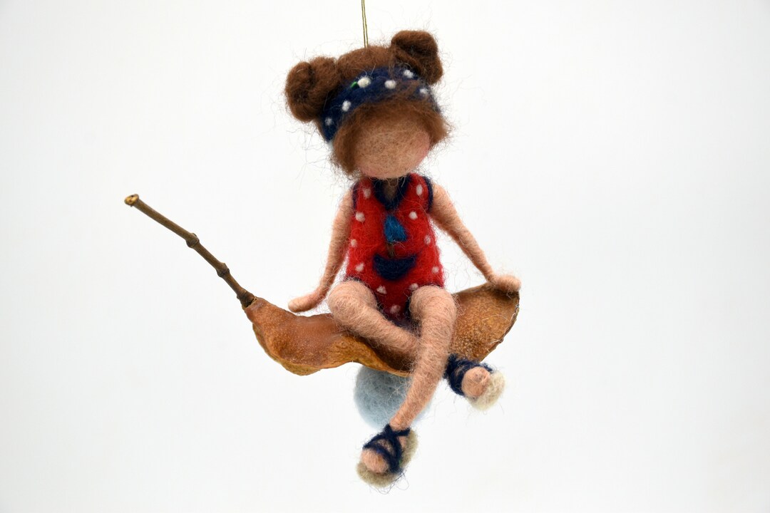 Needle-felted Summer Ornament - Etsy