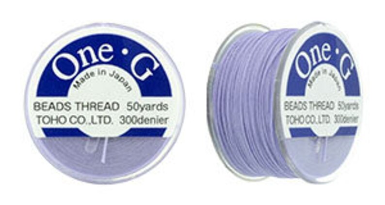 Light Lavender TOHO One-g Nylon Beading Thread 50 Yard Spool 1 Spool - Etsy