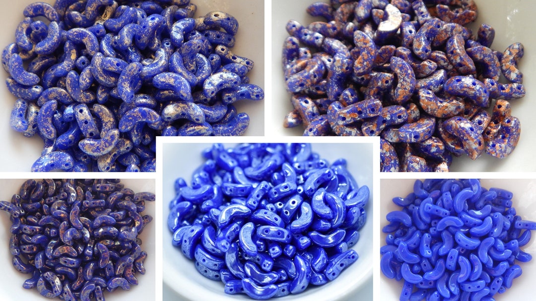 25 Beads - Arcos® Par Puca® Paris - Opaque Sapphire Choose Color/finish ...