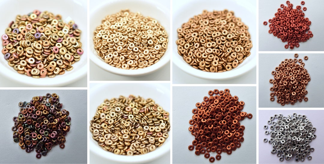 O Bead® 5 Grams - Matte Metallics, Choose Color/finish - Czech Glass ...