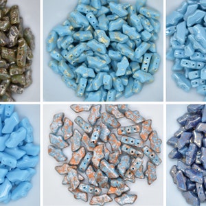 15 Beads - Delos® Par Puca® Paris - Choose Color,opaque Aqua Colors ...