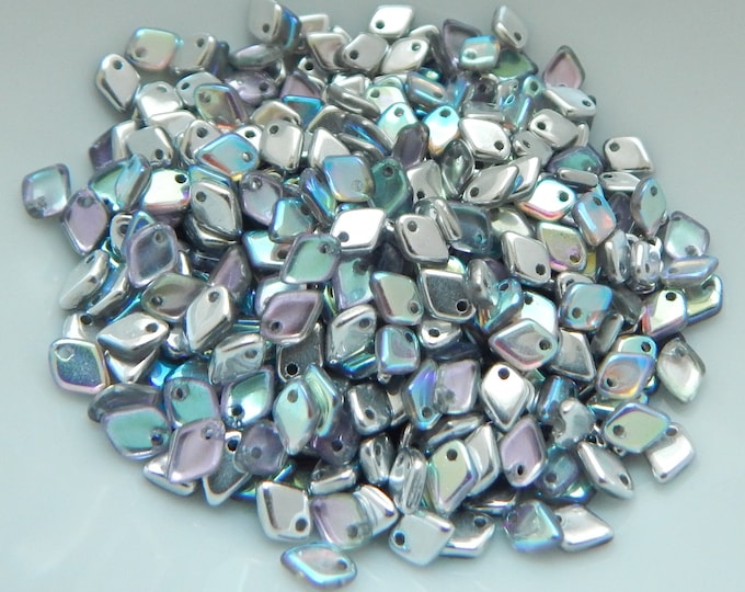 5mm Dragon Scale Drop Crystal Silver Rainbow 5 Grams Czech - Etsy
