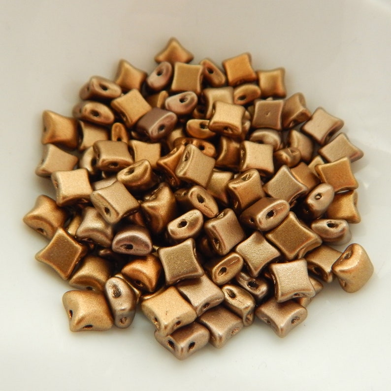 Wibeduo® 25 Beads Metallic Mix 8mm X 8mm 2-hole Czech Glass - Etsy