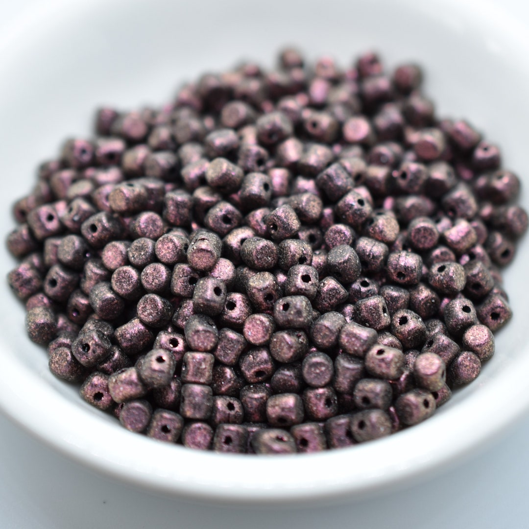 Minos Par Puca® 5 Grams Matte Metallic Dark Violet 2.5x3mm - Etsy