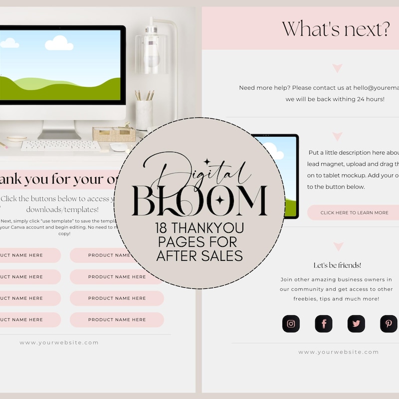 Etsy Banner Page Template - Etsy