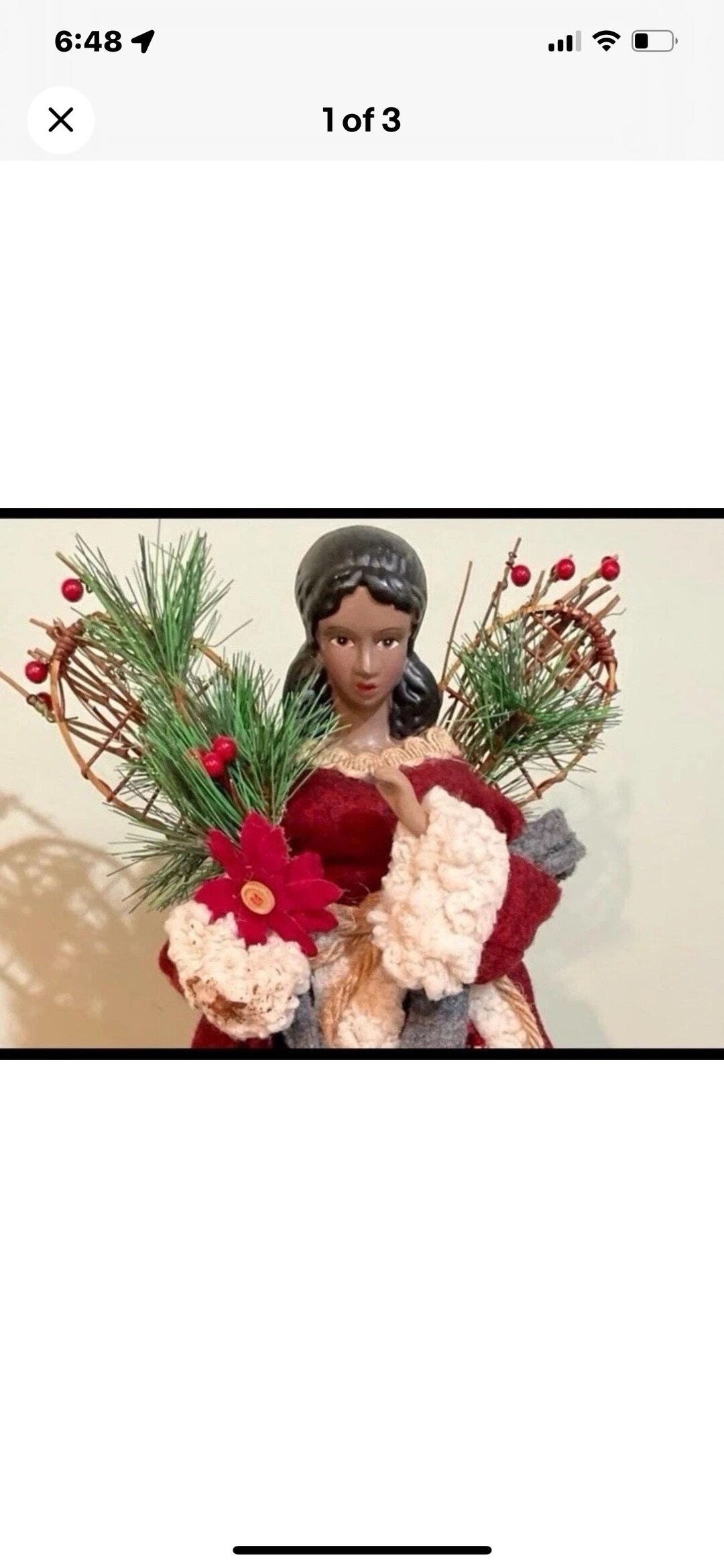 Vintage Angel Christmas Tree Topper - Etsy
