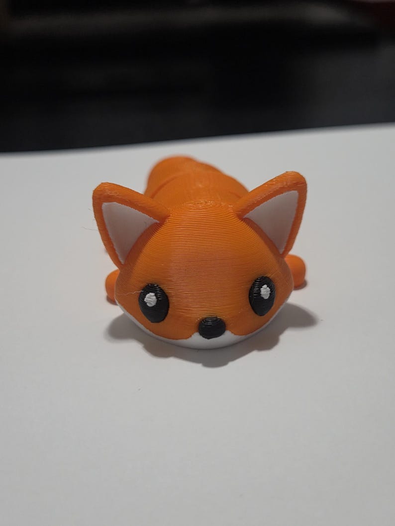 3D Flexi Printed Fox Figurine - Etsy