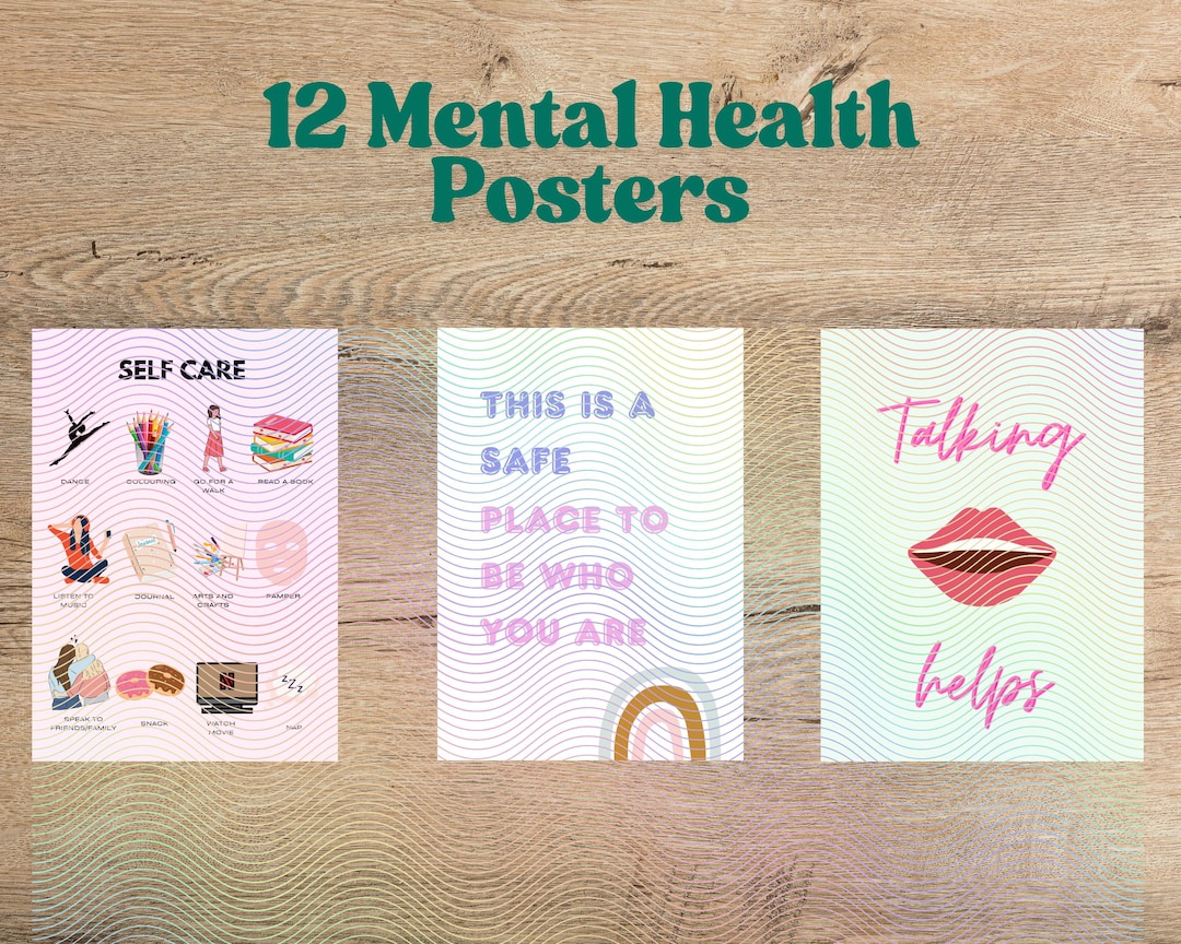 Mental Health Posters, Therapy Posters, Wall Art, Mental Health Prints ...