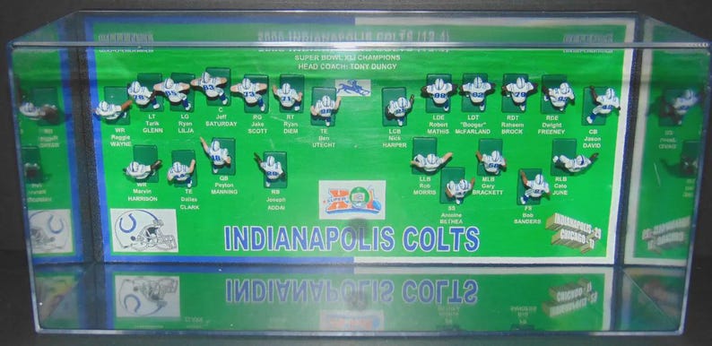 2006 Indianapolis Colts Super Bowl LVI Champions Display - Etsy
