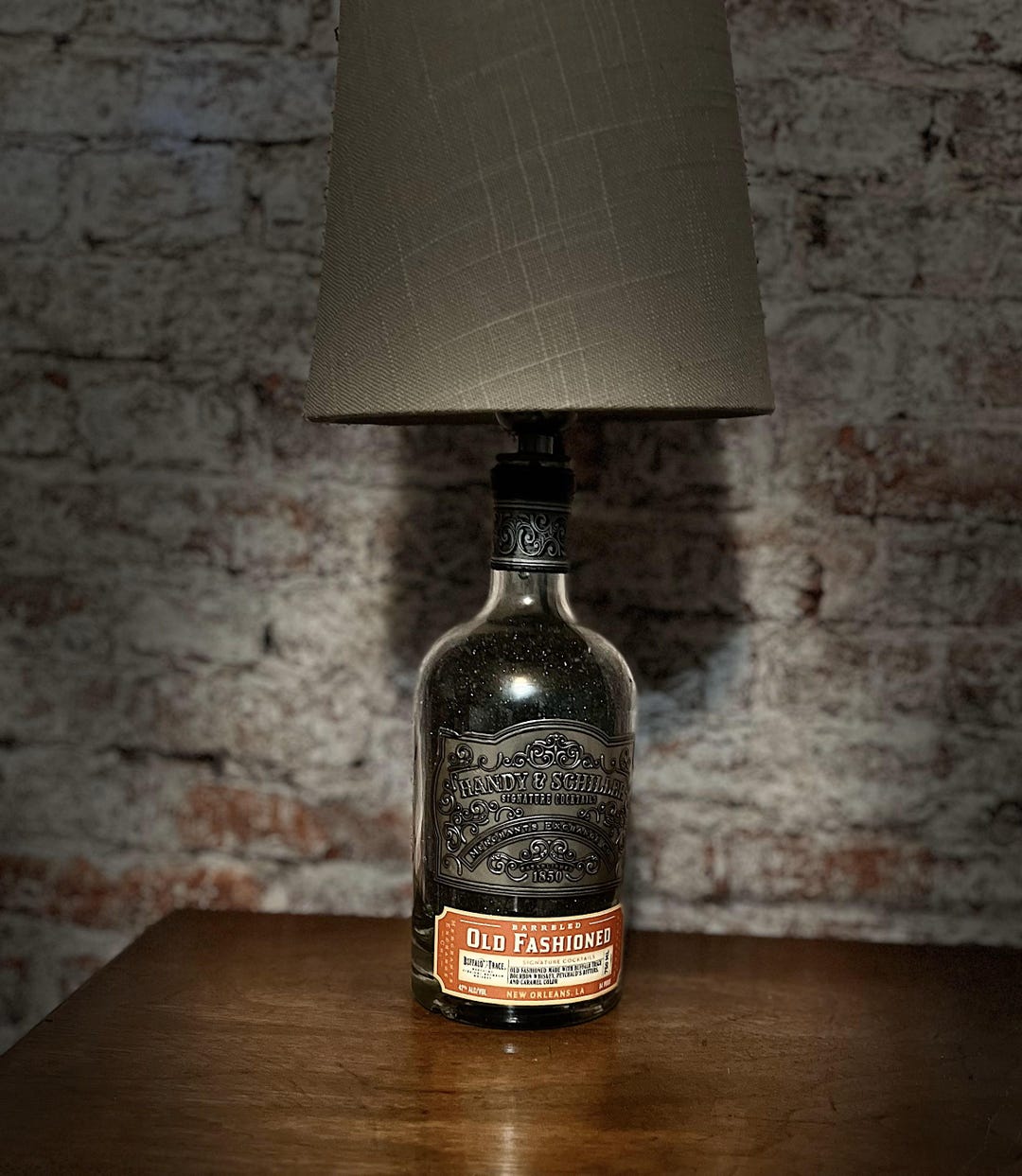 Whiskey Bottle Table Lamp, Bourbon Decor, Father's Day Gift - Etsy