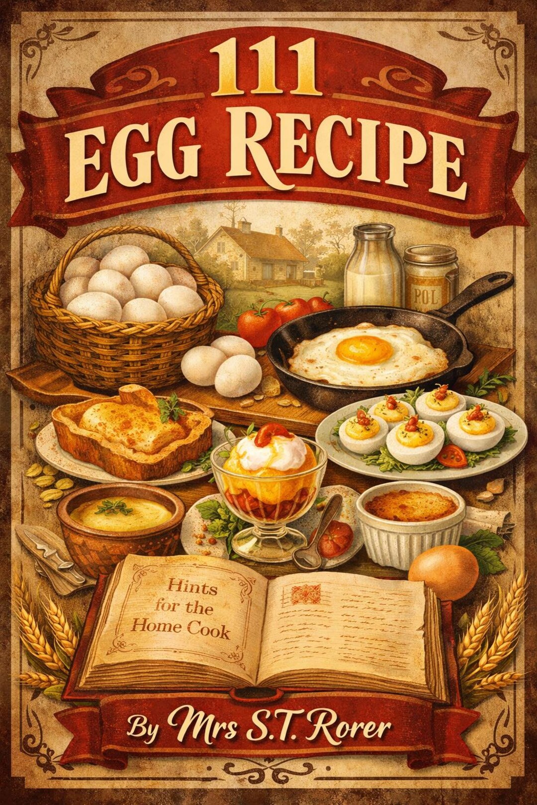 111 Egg Recipes Cookbook by Mrs. S.T. Rorer (PDF Pattern) - Etsy