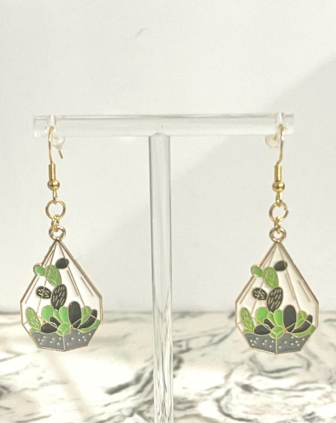 Plant Themed Earrings for Plant, Garden, Succulent and Cactus Lovers ...