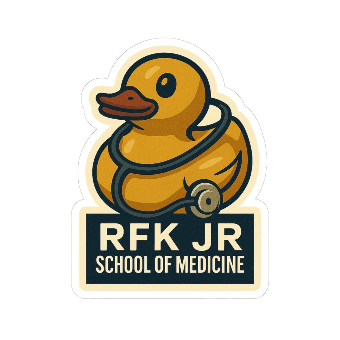 Quackery Medicine Rubber Duck Kiss-cut Sticker - Etsy