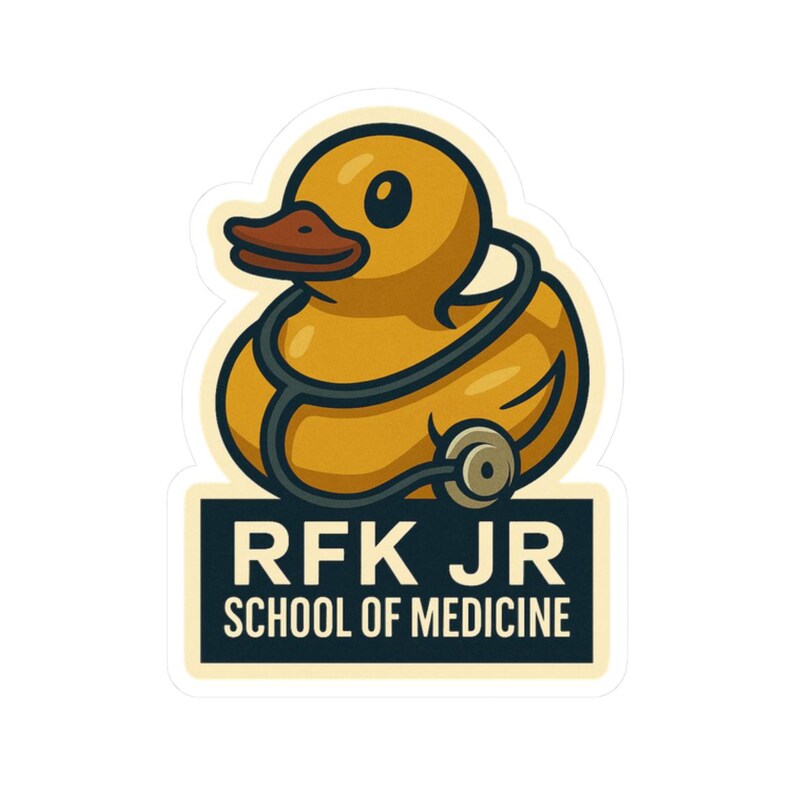 Quackery Medicine Rubber Duck Kiss-cut Sticker - Etsy