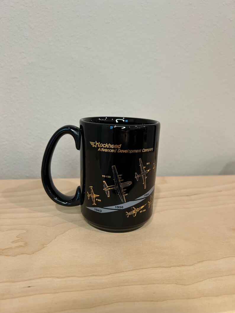 Vintage Lockheed Martin Skunk Works 50th Anniversary Mug - Made in ...