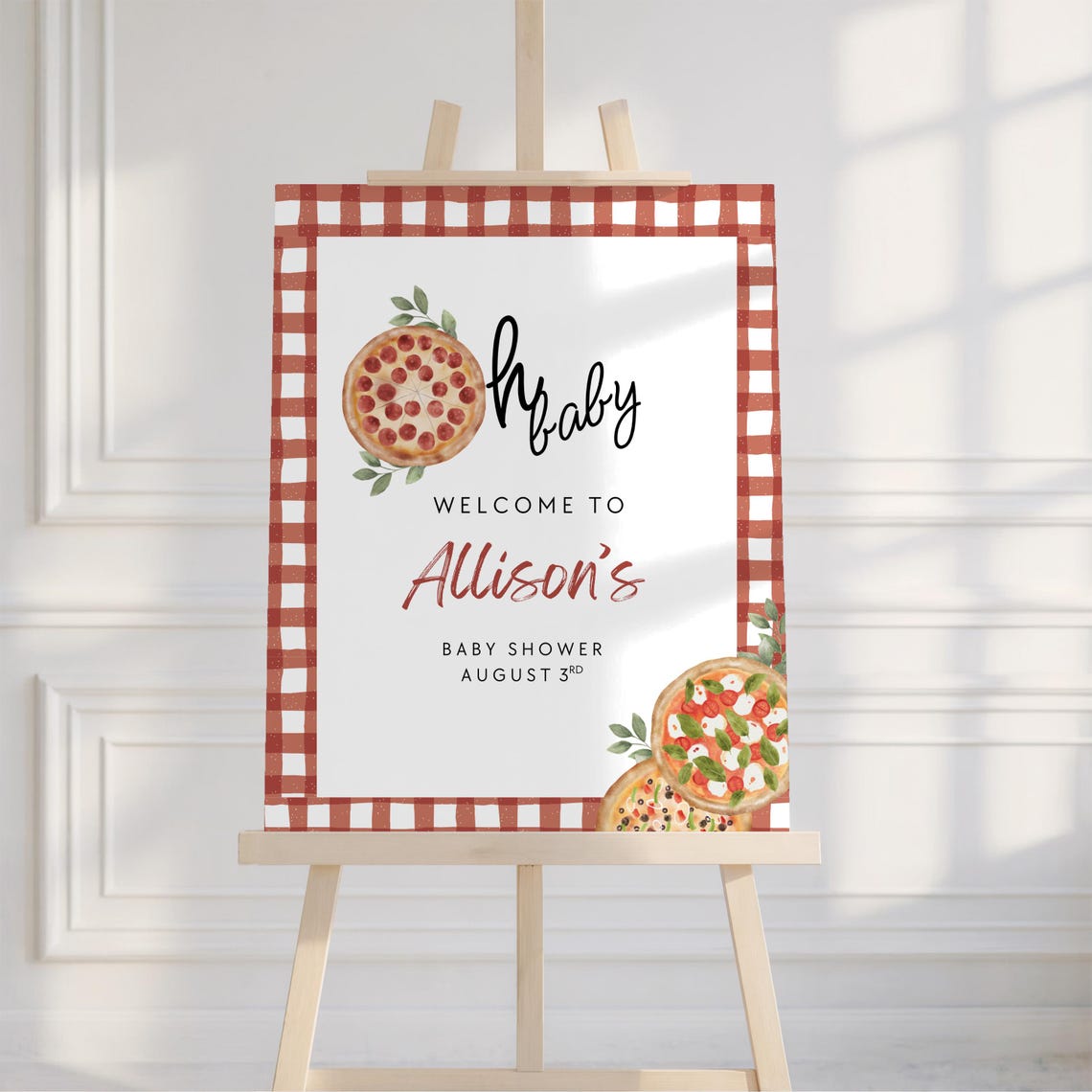 A Special Delivery Pizza Baby Shower Theme Bundle Tailored to You ...