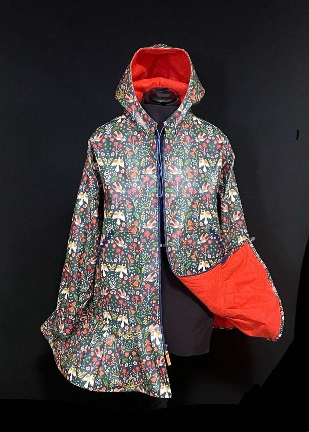 Size XL, Alaskan Waterproof Rainpuk. Ready to Ship. Kuspuk Raincoat ...