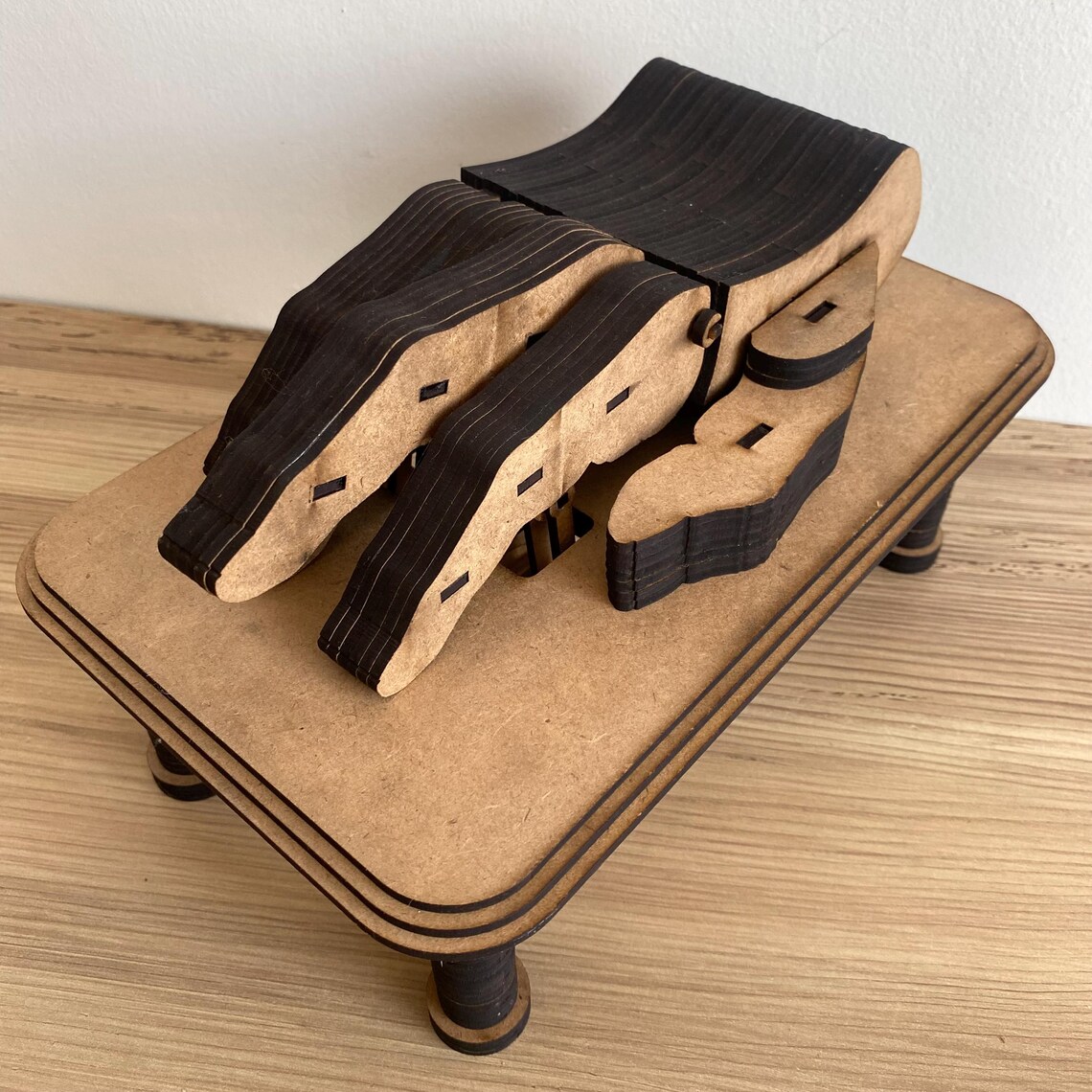 The "waiting Hand" Automata - Kinetic Sculpture - Instructions Included ...