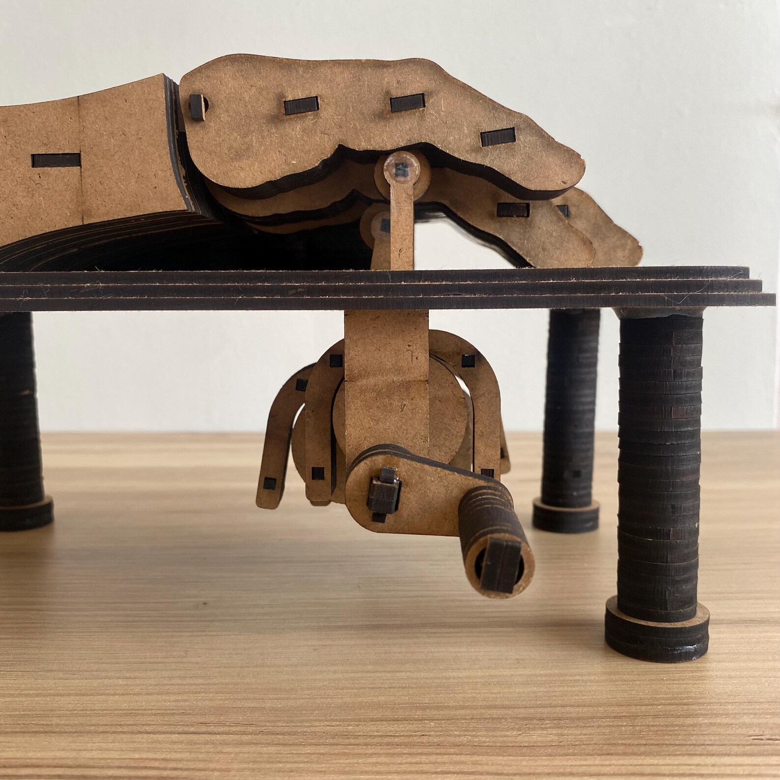 The "waiting Hand" Automata - Kinetic Sculpture - Instructions Included ...