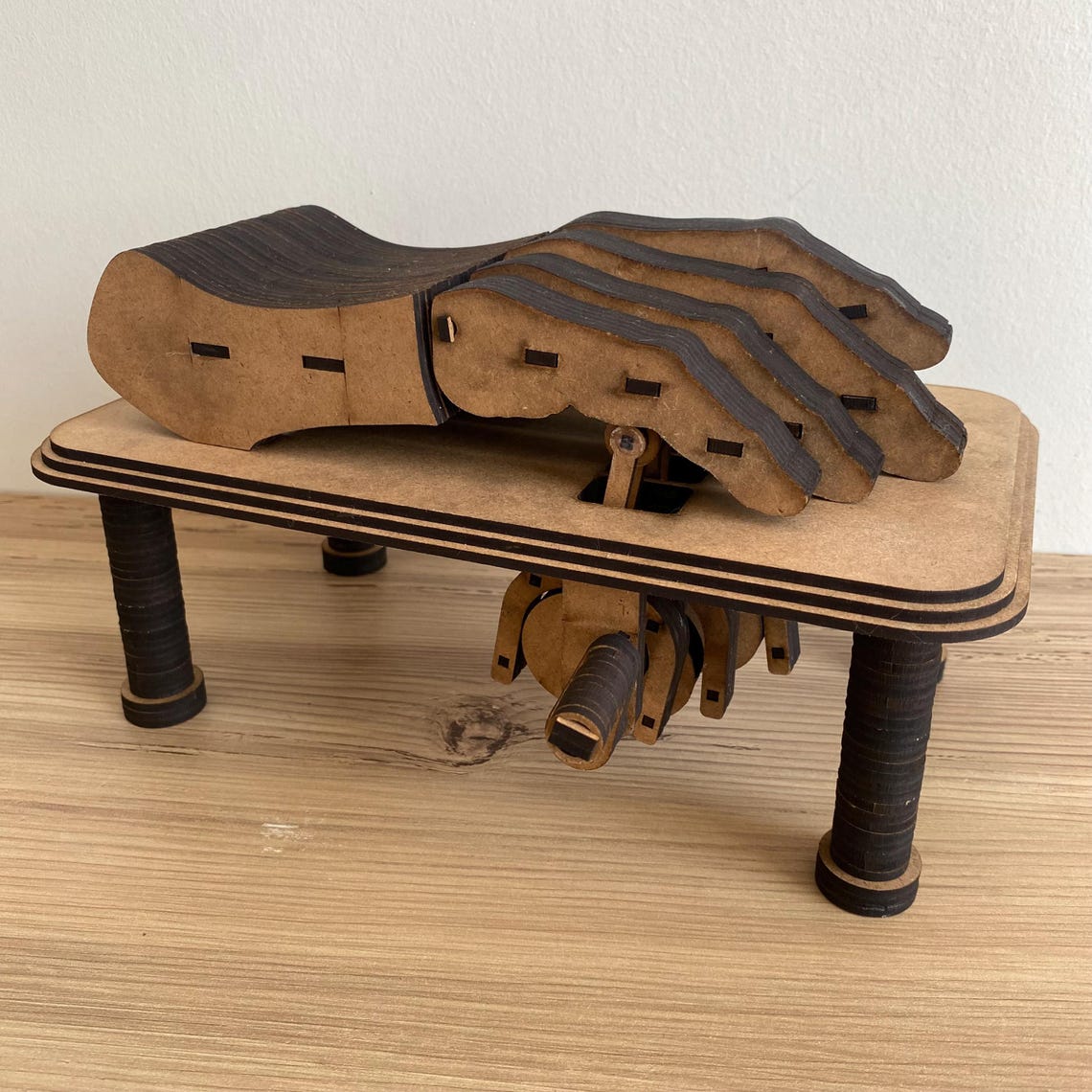 The "waiting Hand" Automata - Kinetic Sculpture - Instructions Included ...