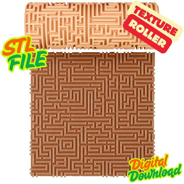 Labyrinth Stamp - Etsy