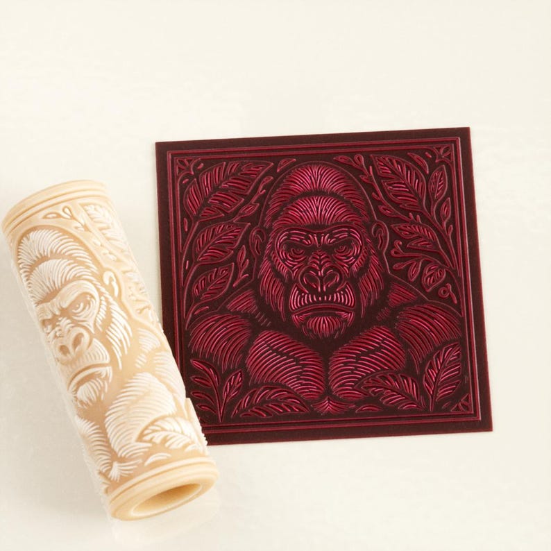 Gorilla Texture Roller STL File – Digital Download - Etsy