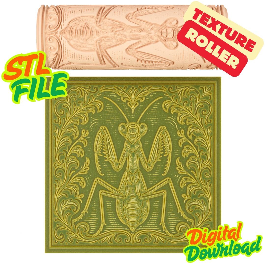 Mantis Texture Roller STL File – Digital Download - Etsy