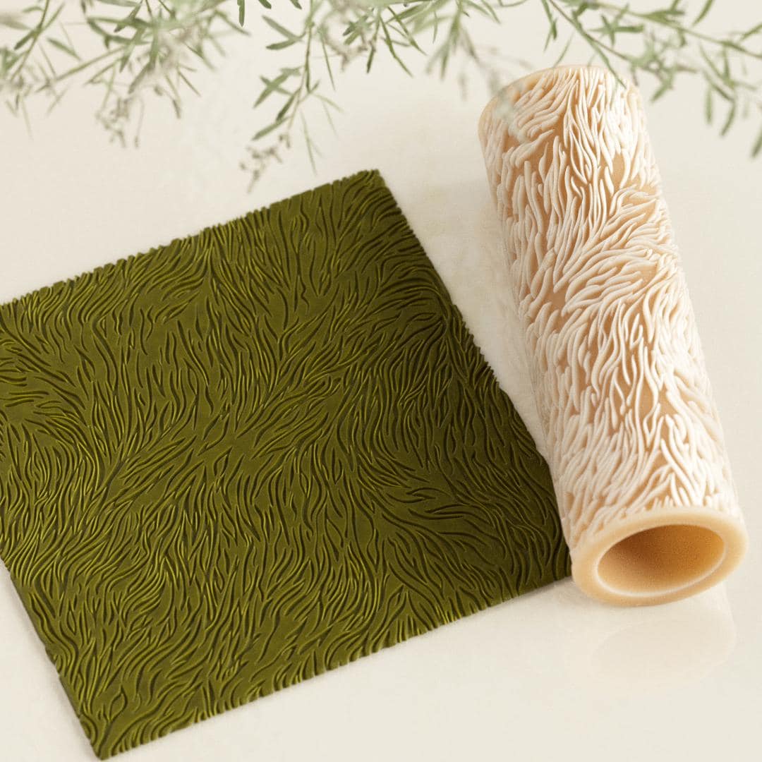 Fur Texture Roller | Seamless Polymer Clay Texture Roller | Embossing ...