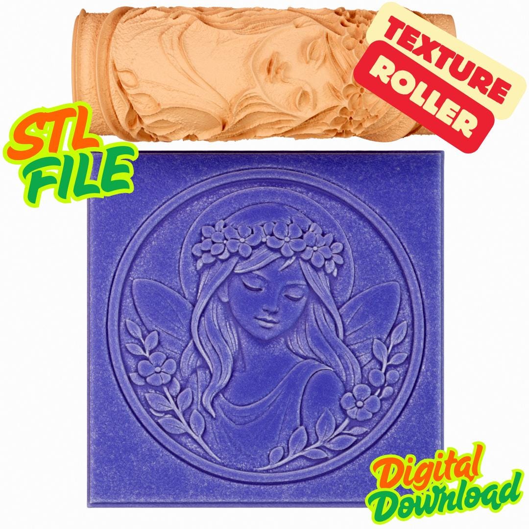 Fairy Texture Roller STL File – Digital Download - Etsy