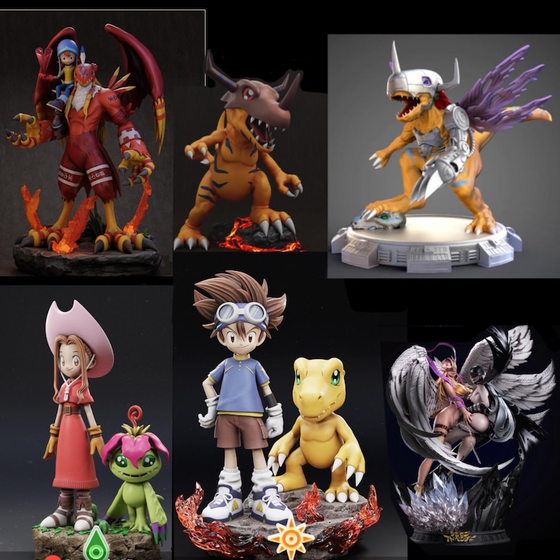 Pacchetto Digimon STL - Action Figure, Personaggi E Molto Altro - Etsy