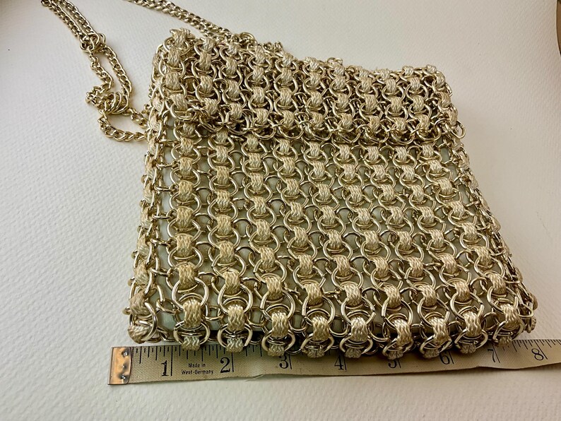 Vintage 1969 Chainmail Shoulder Bag by Walborg - Etsy