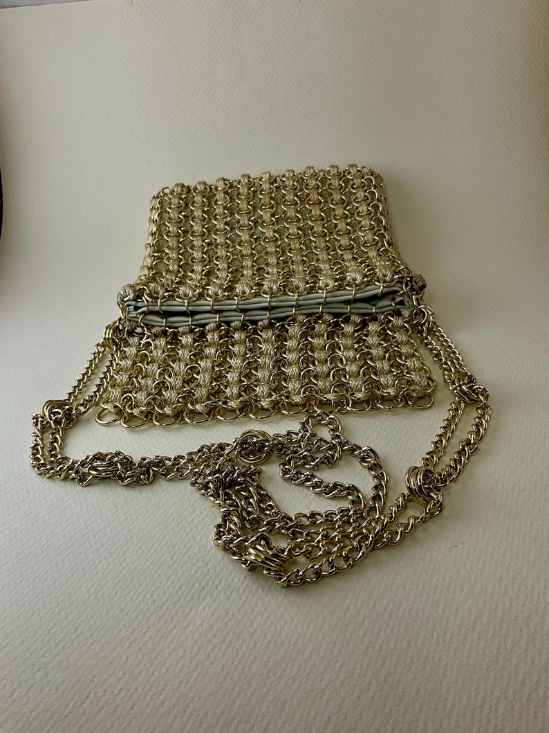 Vintage 1969 Chainmail Shoulder Bag by Walborg - Etsy