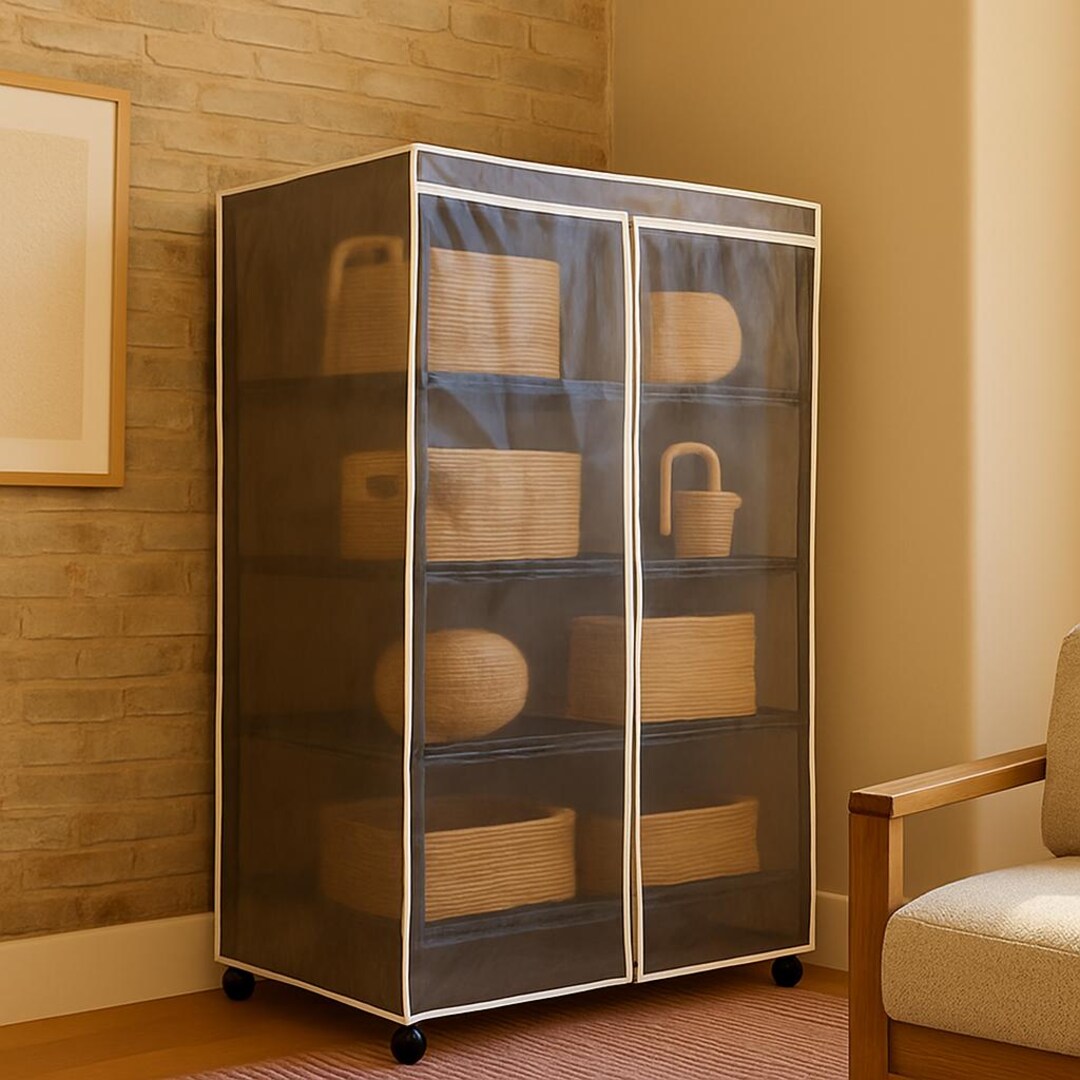 Storage Shelving Unit Cover, Fits Racks 48"w X 18"d X 72"h Semi ...
