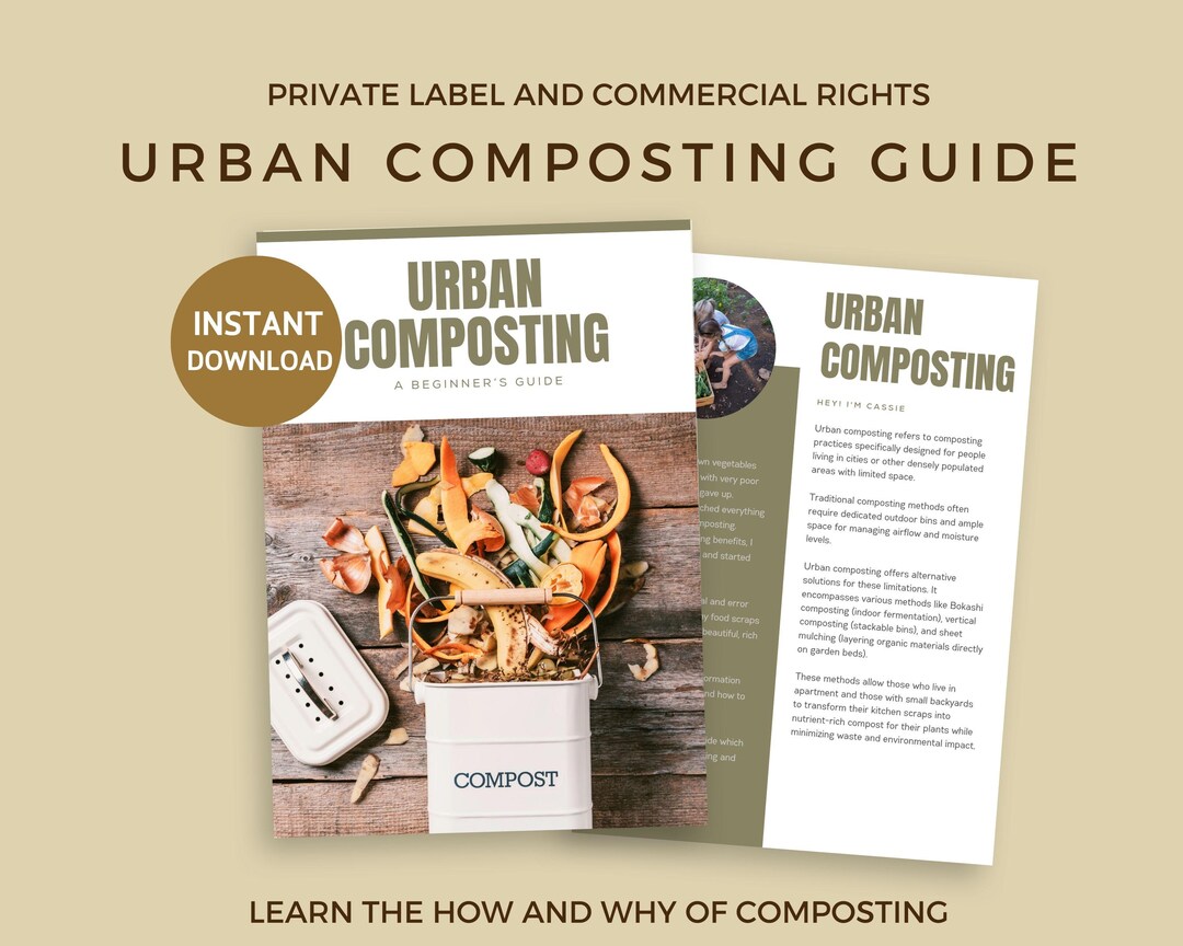 Urban Composting Guide: Sustainable Tips for Home Gardening - Etsy